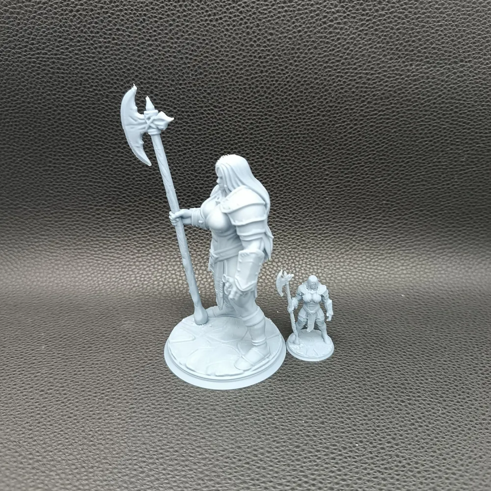Ironbound Barbarian Queen - RPG DnD Barbarian - Free 3D Print Model ...
