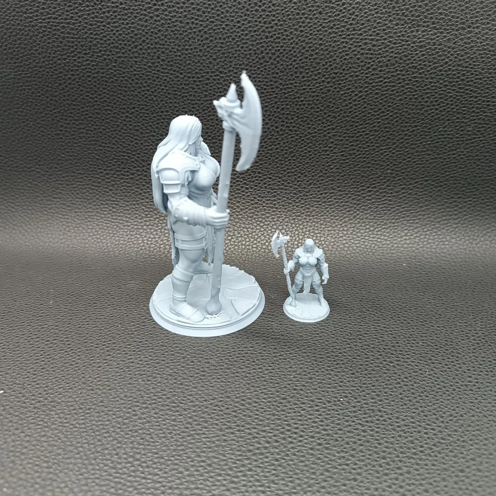 Ironbound Barbarian Queen - RPG DnD Barbarian - Free 3D Print Model ...