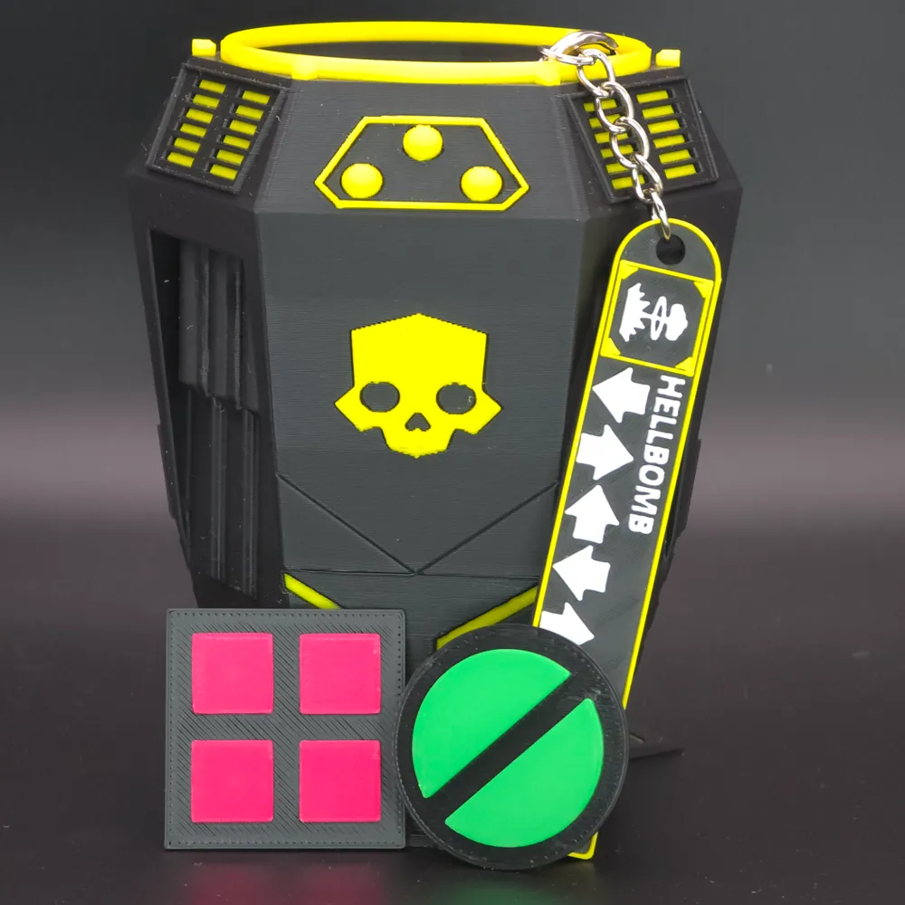 Helldivers Drop Pod Pen Pot by Jez Builds MakerWorld: Download Free 3D ...