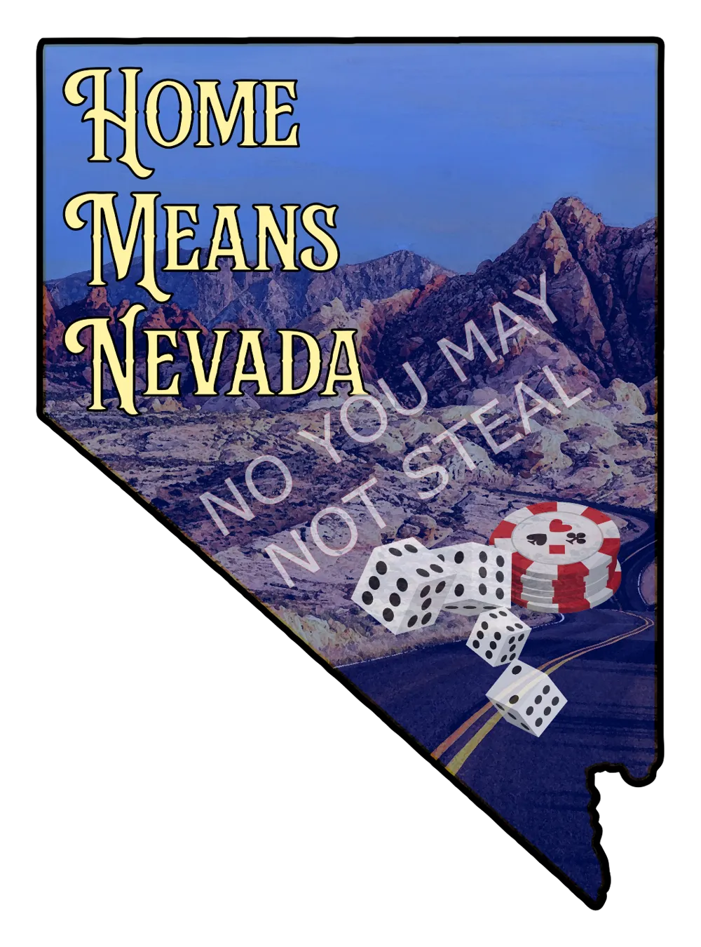 Home Means Nevada (Valley of Fire) by samiam2714 - MakerWorld