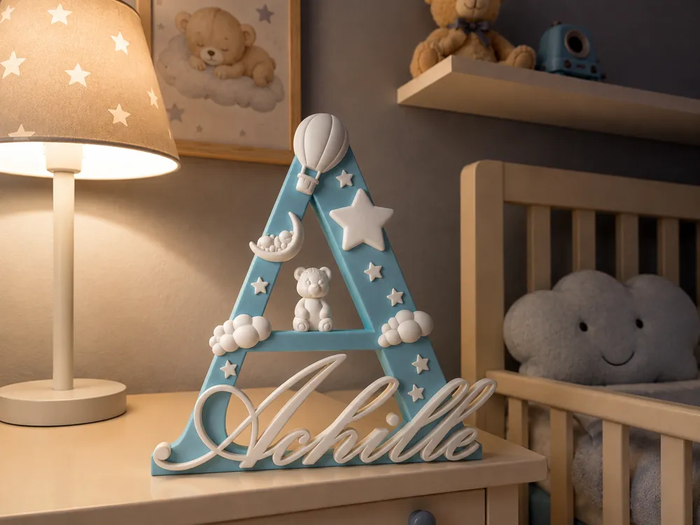Customizable Decorative Letters - Free 3D Print Model - MakerWorld