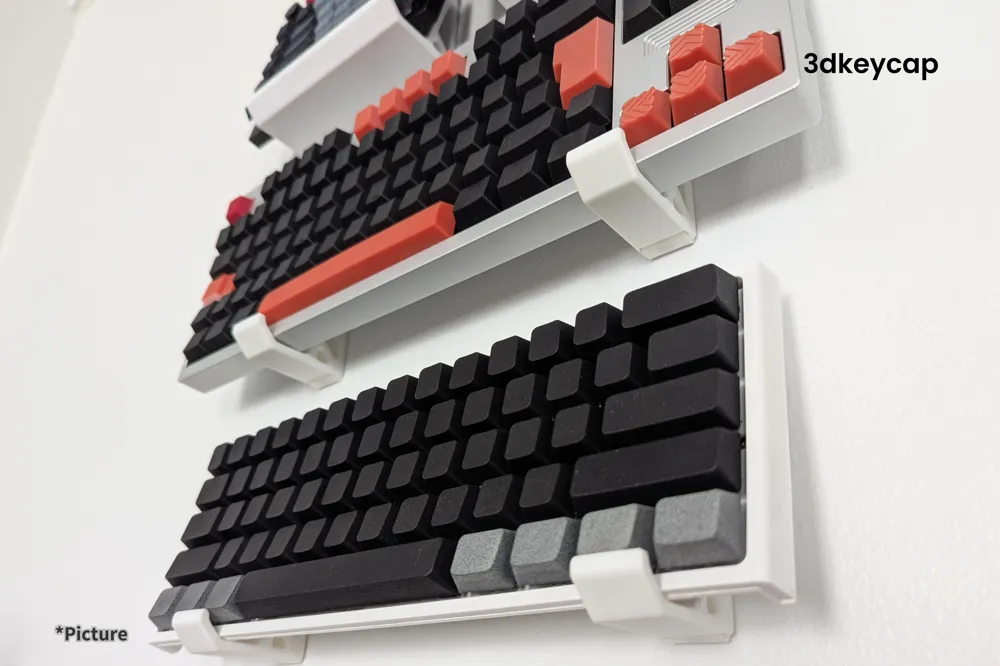 Wall Mount Hook- Keyboard, Headphones, ... - Free 3D Print Model ...