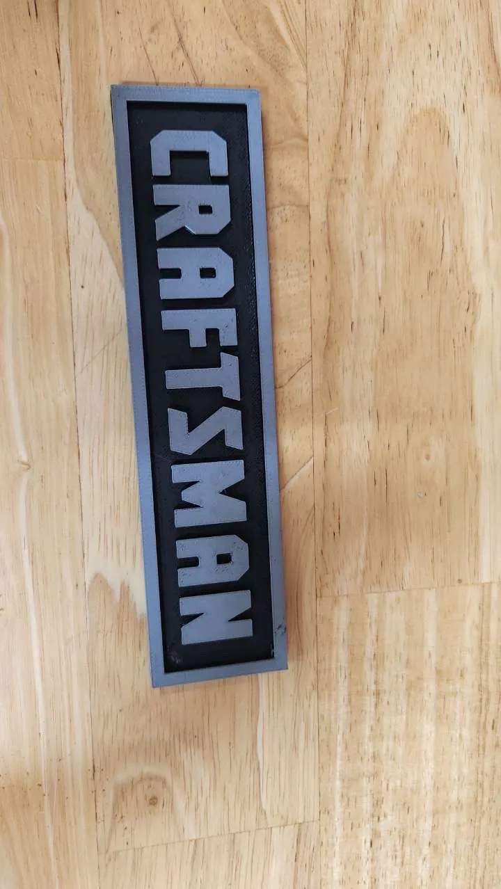 CRAFTSMAN Emblem - Free 3D Print Model - MakerWorld