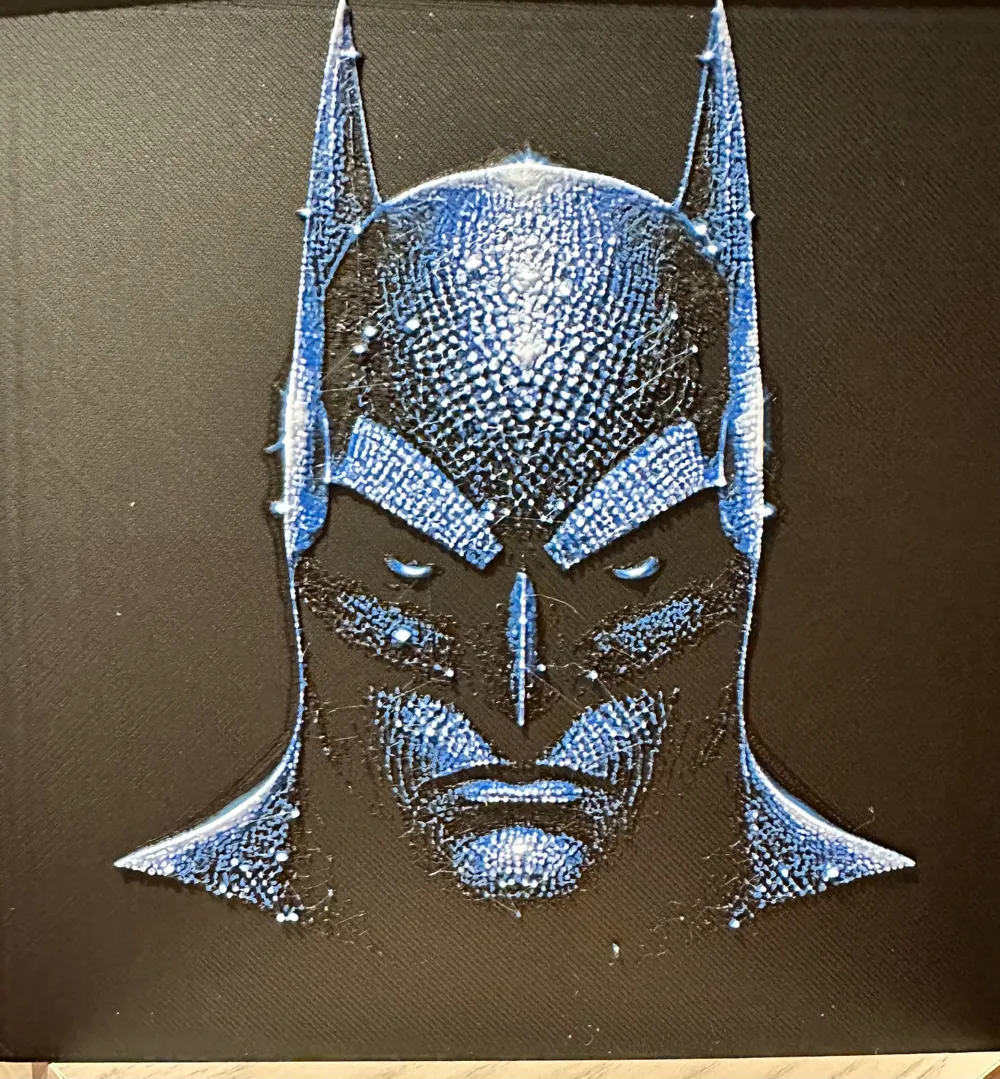 Batman Diamond ART (HueForge) by Lov3d - MakerWorld