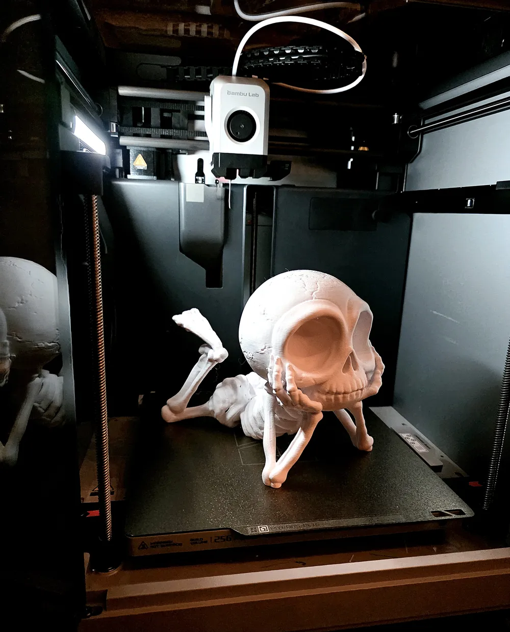 "Chill" Skeleton - Free 3D Print Model - MakerWorld