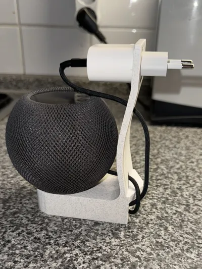 Homepod Mini Socket Wall Mount EU-Version Remixed by Dennis96 - MakerWorld
