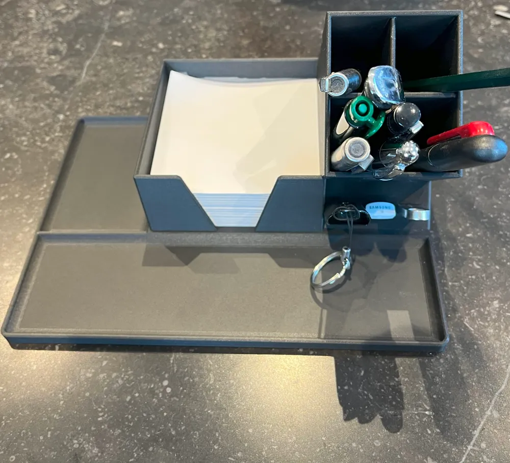 Basic Desk Organiser 90mm Notes by Dragoon MakerWorld: Download Free 3D ...