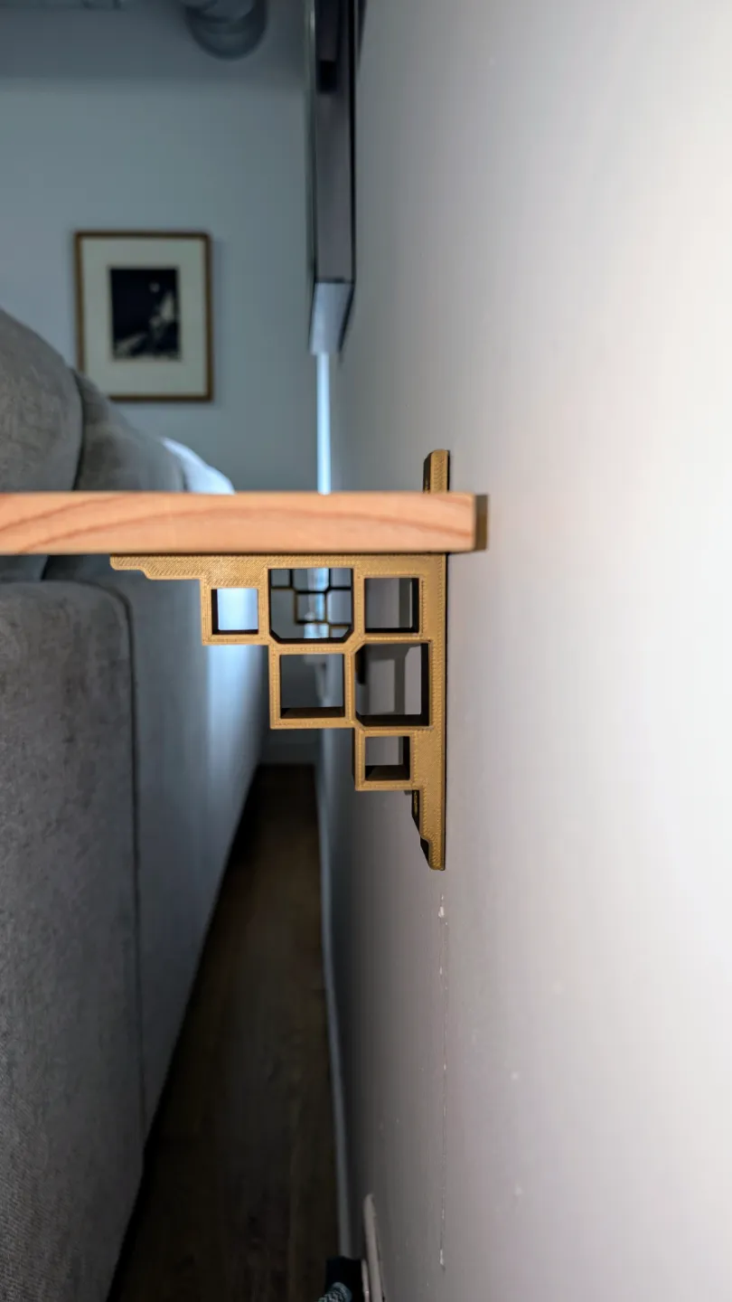 Modern geometric shelf bracket by Trouble_Man MakerWorld: Download Free ...