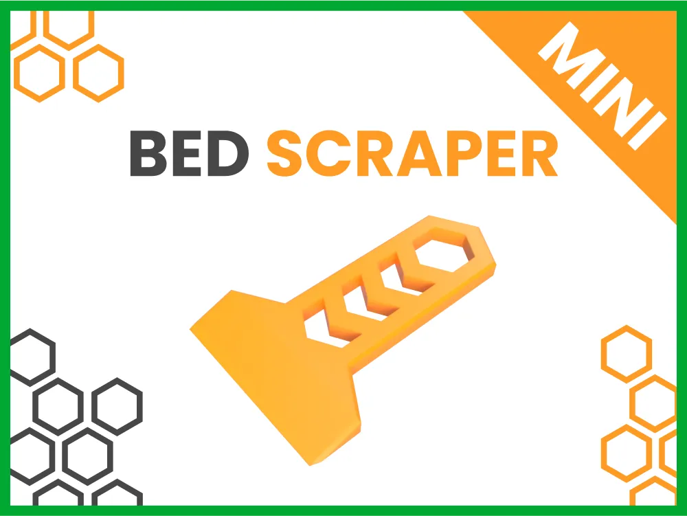 [MINI] Hexagonal Bed Scraper by Johny3D - MakerWorld