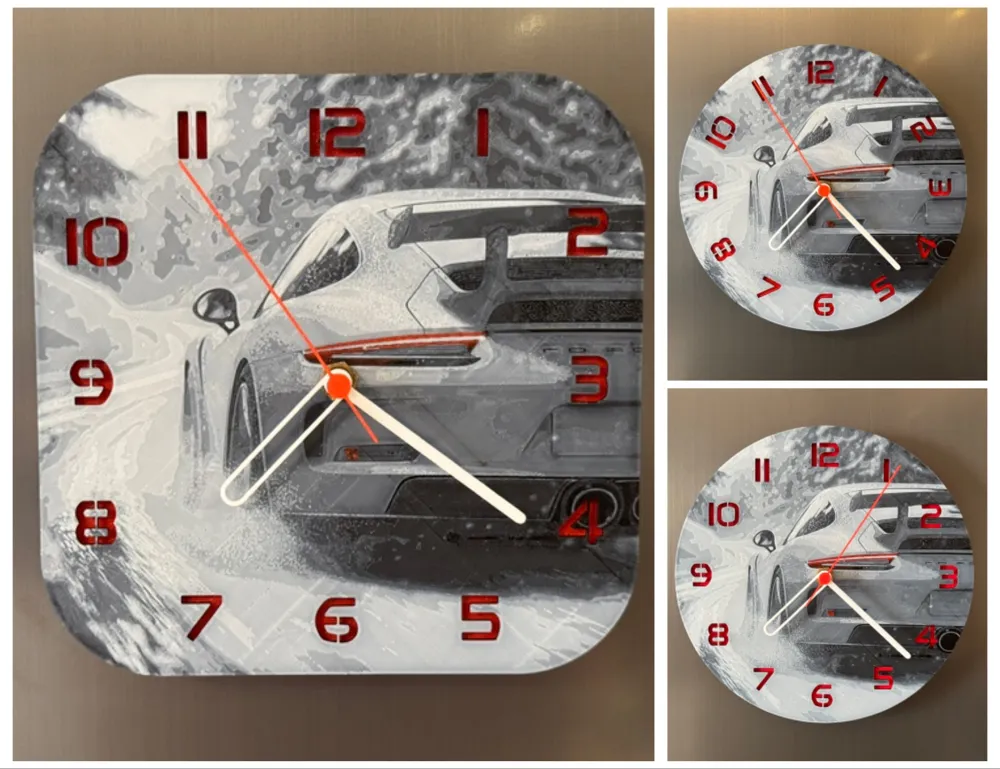 Wall/desk clock Porsche by cP3D - MakerWorld