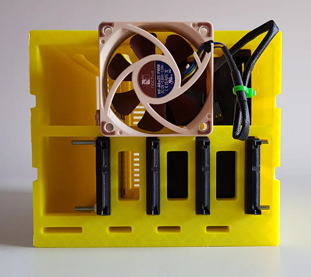 JBOD HDD cage enclosure for optical disc bay by DIY_3D MakerWorld ...