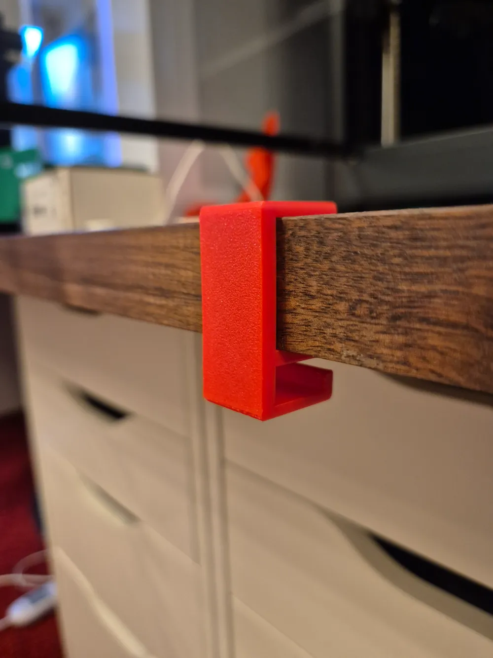 Cable Management Table Clamp 26mm - Free 3D Print Model - MakerWorld