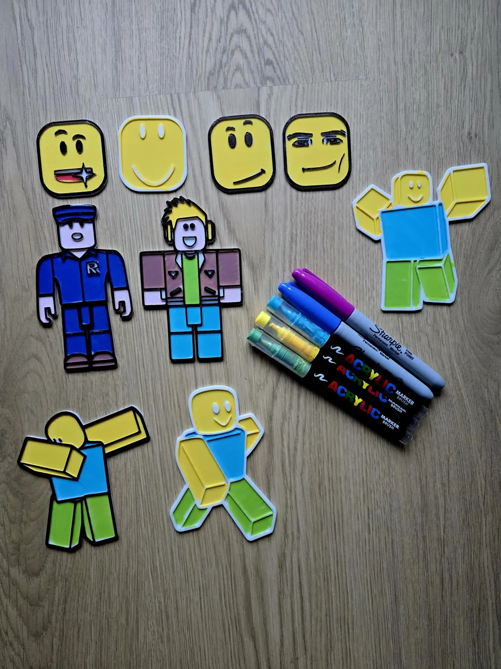 Roblox DIY Coloring Pack Gift Fun Creative Craft - Free 3D Print Model ...