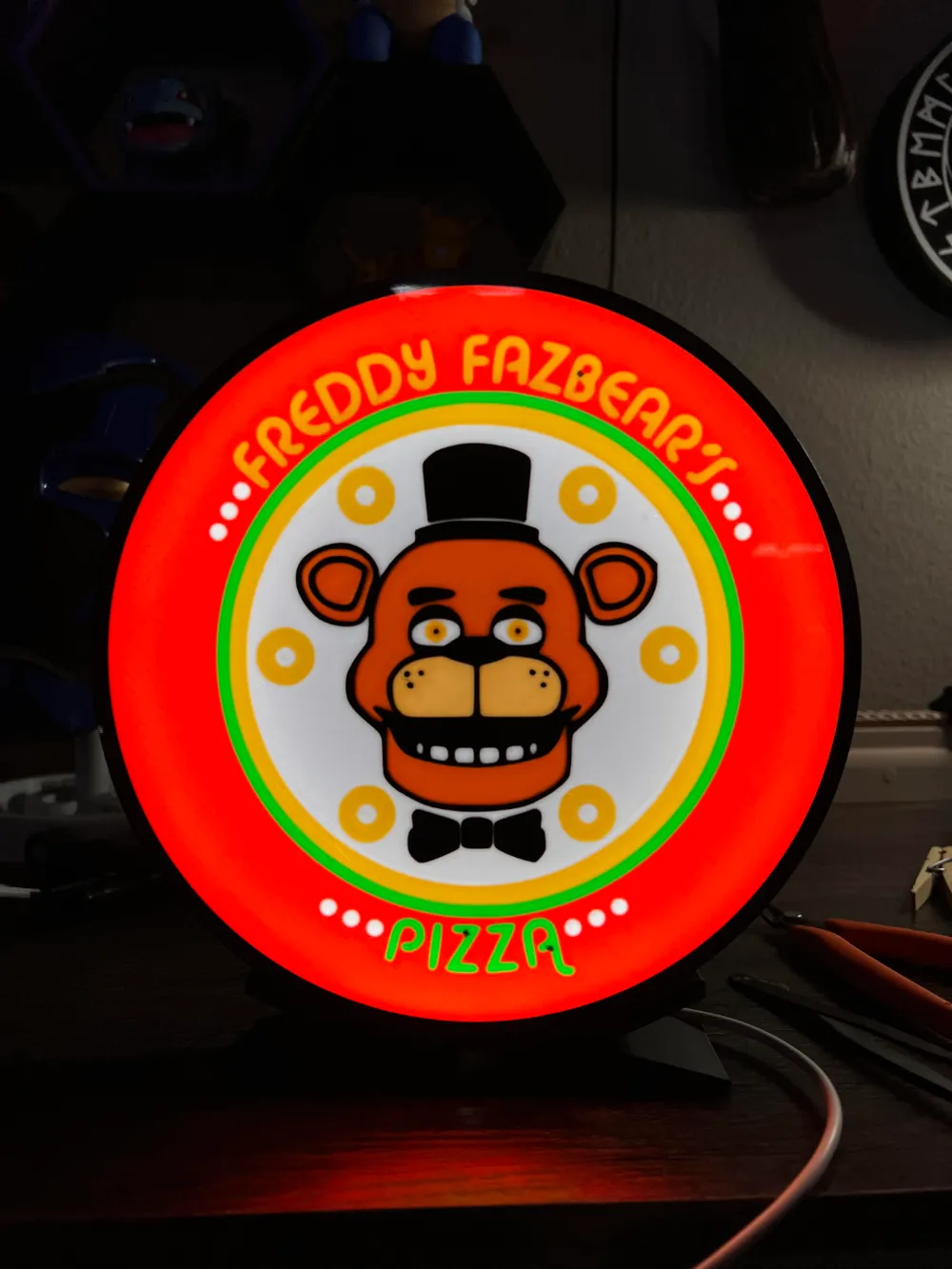 Freddy Fazbear (FNAF) LED Lamp by Codyinbody3 - MakerWorld