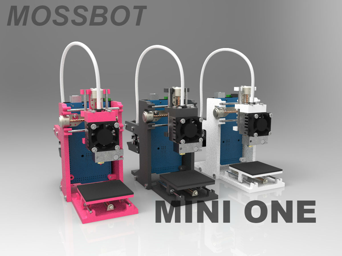 原创开源 mini one 全球最小的掌上3D打印机 来自 mossbot MakerWorld：免费下载 3D 模型