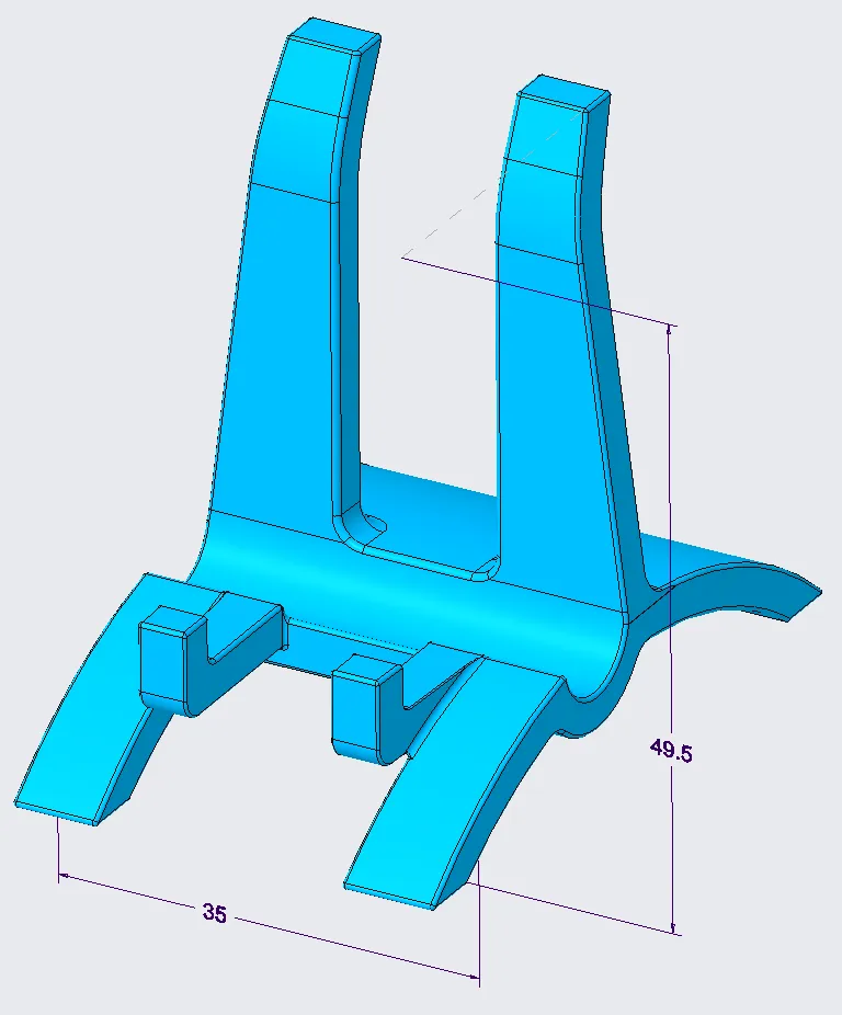 Rock or Mineral Slab Display Holders by p-stov - MakerWorld