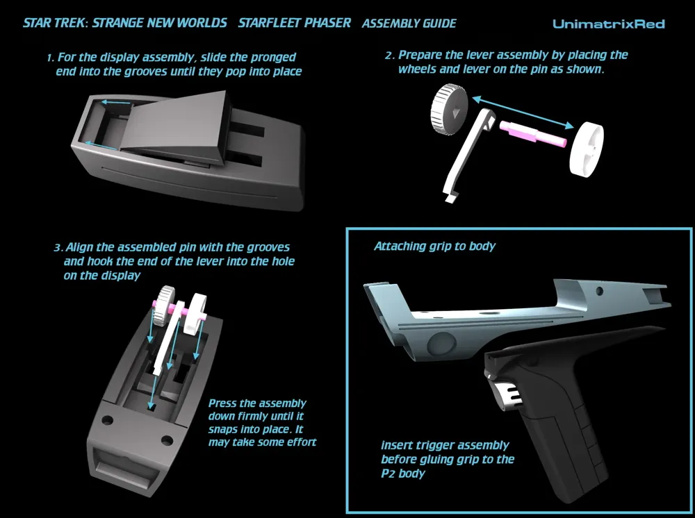 Star Trek Strange New Worlds Phaser and Stand Remixed by Tschonke ...