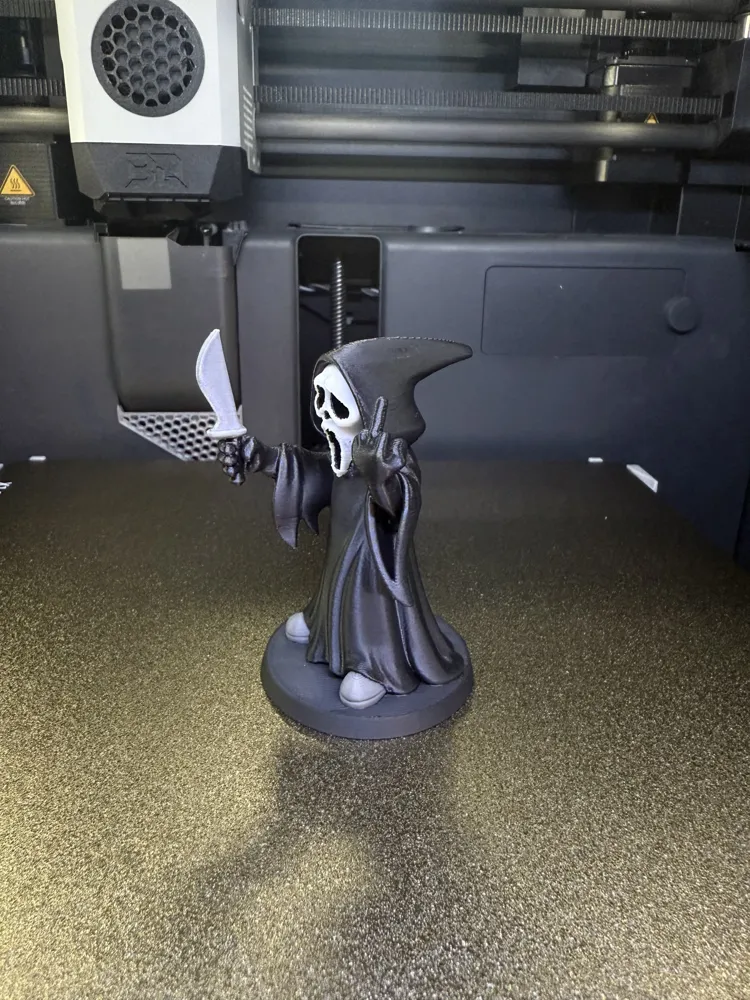 Scream Ghostface giving the Finger - Free 3D Print Model - MakerWorld
