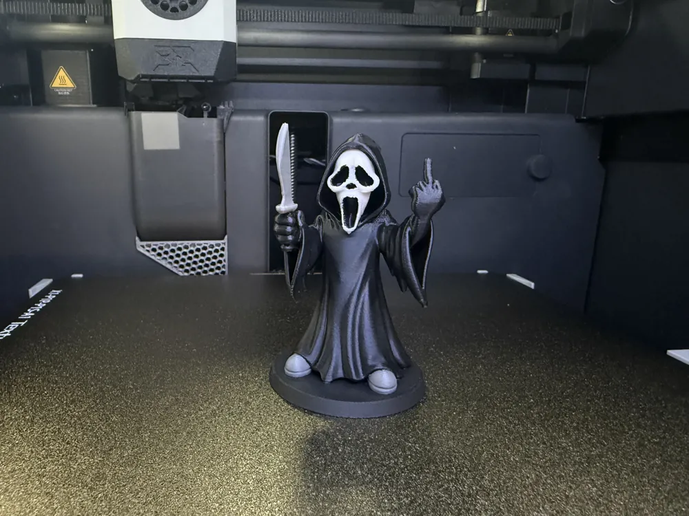 Scream Ghostface giving the Finger by Oleg MakerWorld: Download Free 3D ...