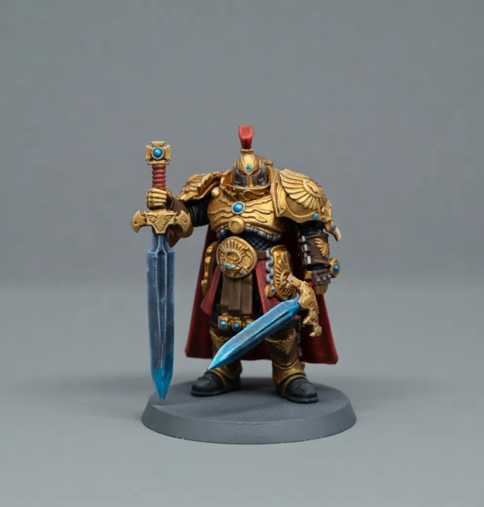 Adeptus Custodes Blade Champion - Free 3D Print Model - MakerWorld