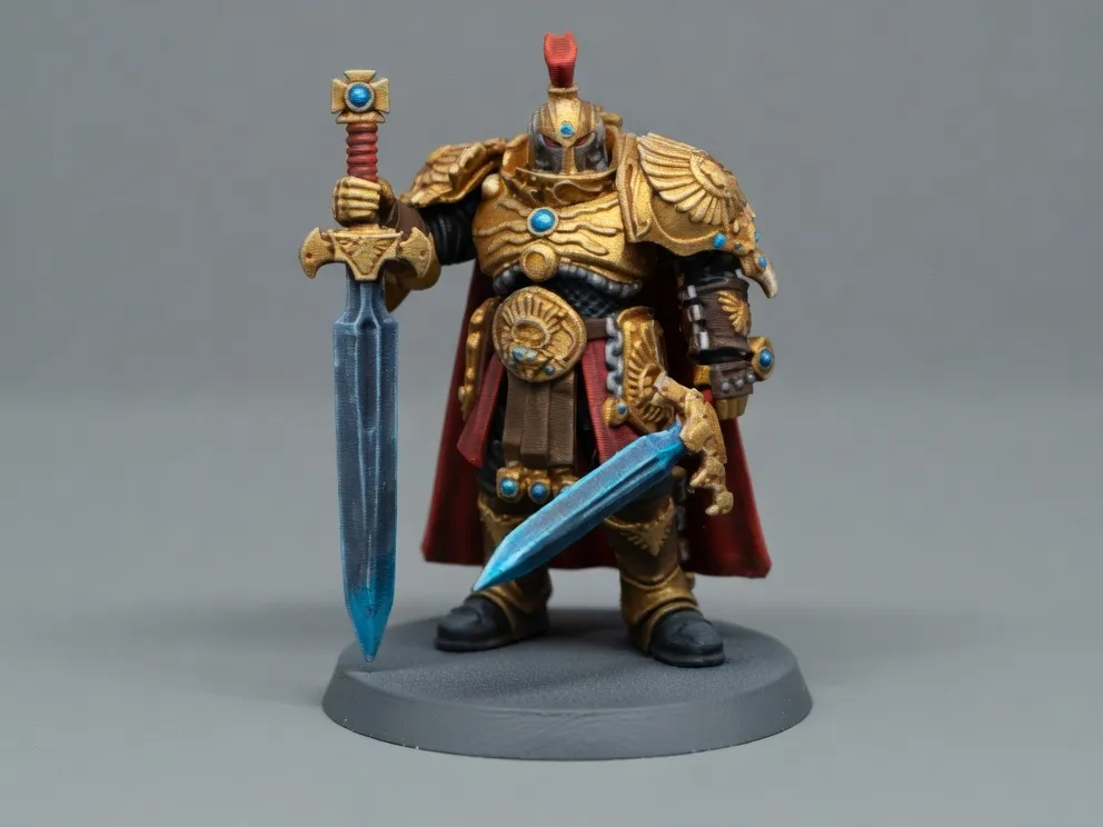 Adeptus Custodes Blade Champion - Free 3D Print Model - MakerWorld