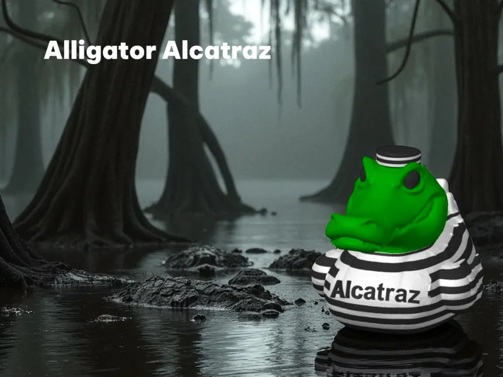 Alligator Alcatraz - Free 3D Print Model - MakerWorld