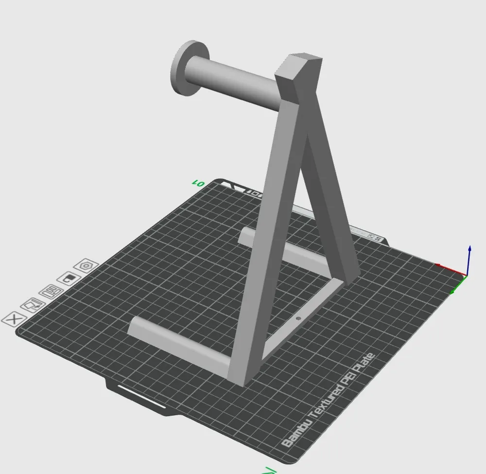 External Filament Spool Holder for all Printers by steve heller ...