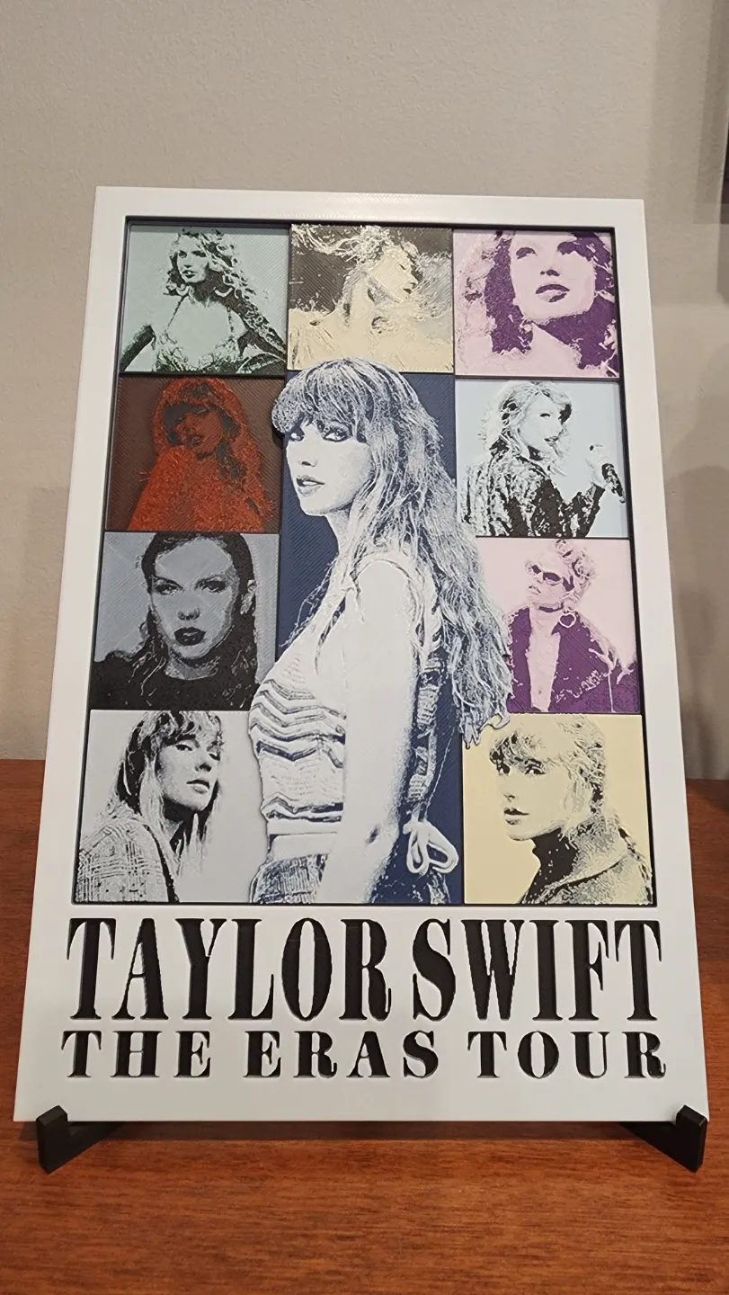 Taylor Swift The Eras Tour - Stand and Frame by Suddenly Art - MakerWorld