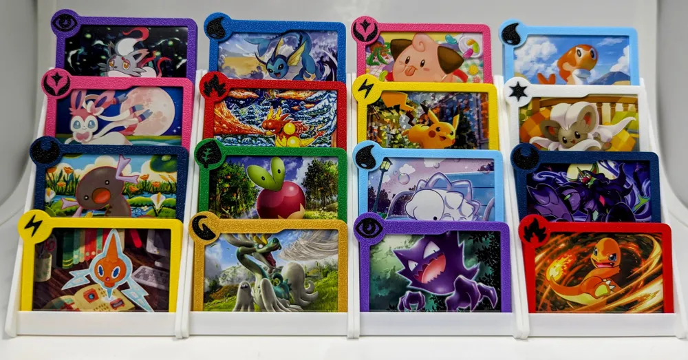 Pokemon Card Frame Magnets - Free 3D Print Model - MakerWorld