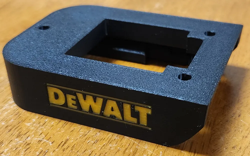 Dewalt Battery Mount by Brigs164 - MakerWorld