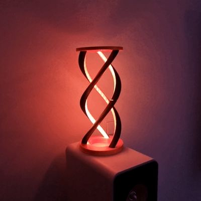 BIG Spiral Lamp V2 [WLED] by Basti85 - MakerWorld