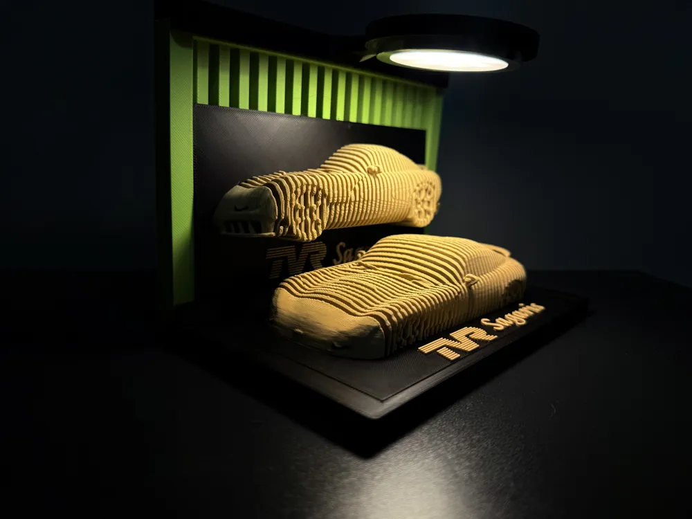 TVR Sagaris Layered Car model! - Free 3D Print Model - MakerWorld