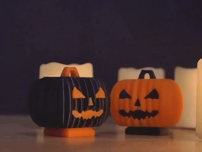 Halloween Pumpkin Fidget Clicker by UnchainedHobbies MakerWorld ...