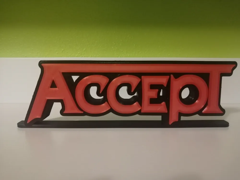 accept logo rock band by sdinfernomc - MakerWorld
