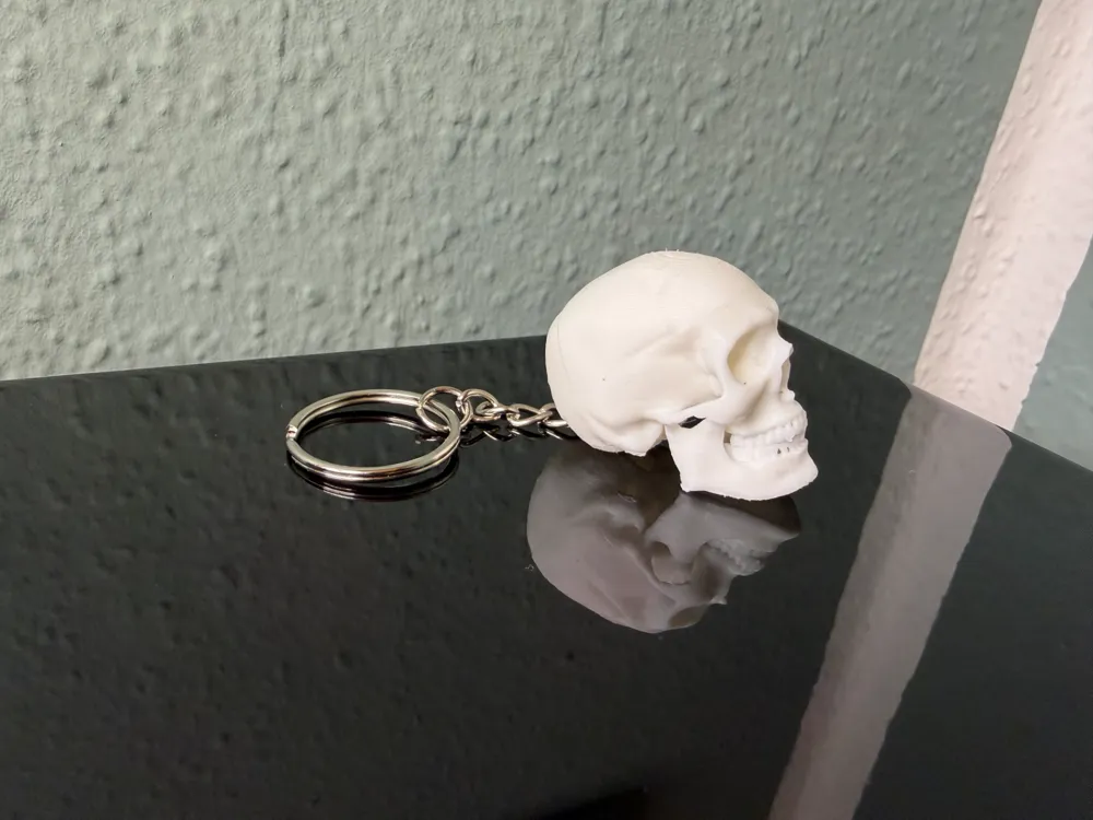 Anatomical Skull - Keychain - Free 3D Print Model - MakerWorld
