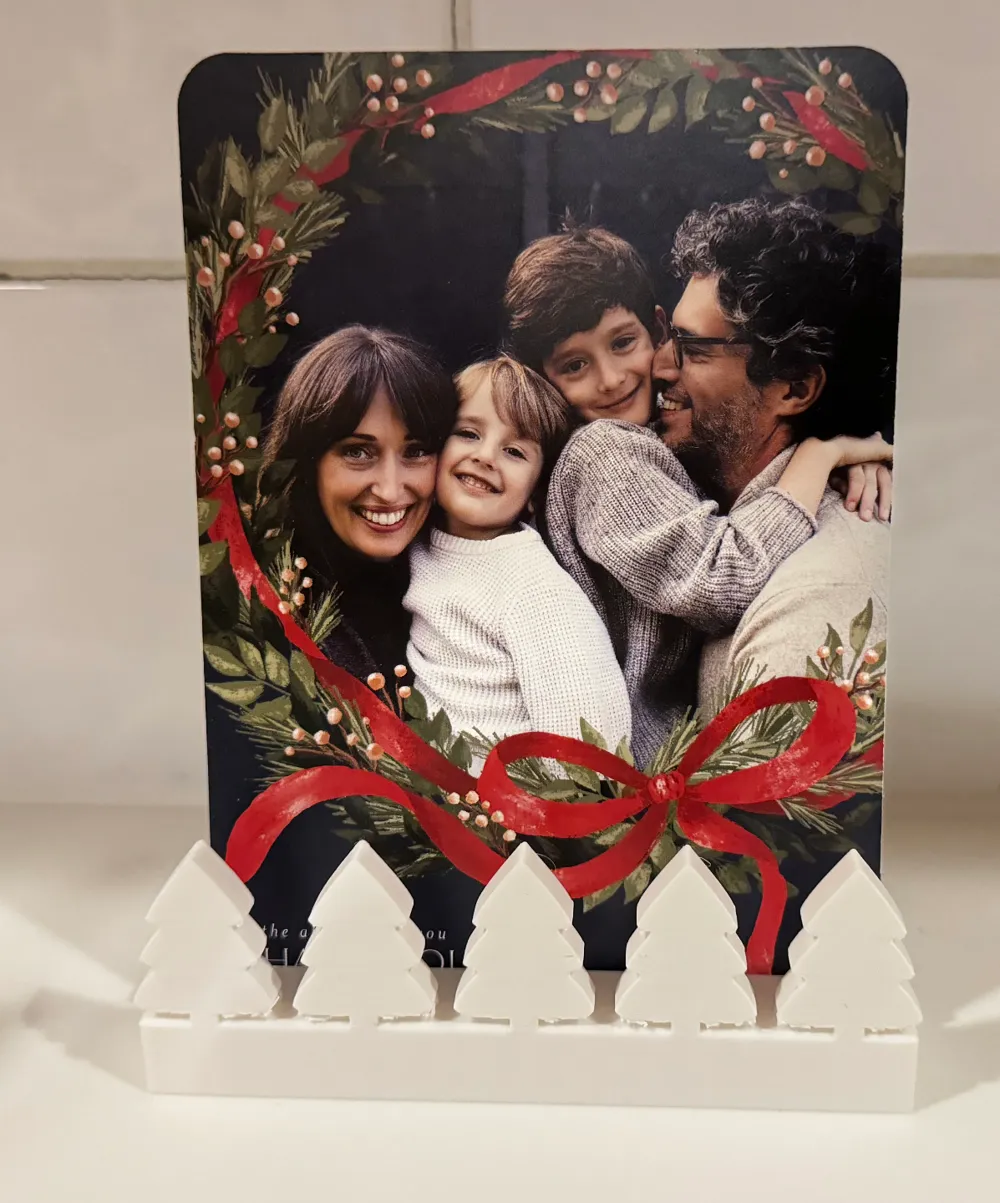 Christmas Greeting Card Holder | Holiday Stand by Novera Studio ...