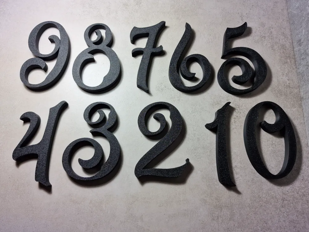 House numbers by abs12 MakerWorld: Download Free 3D Models