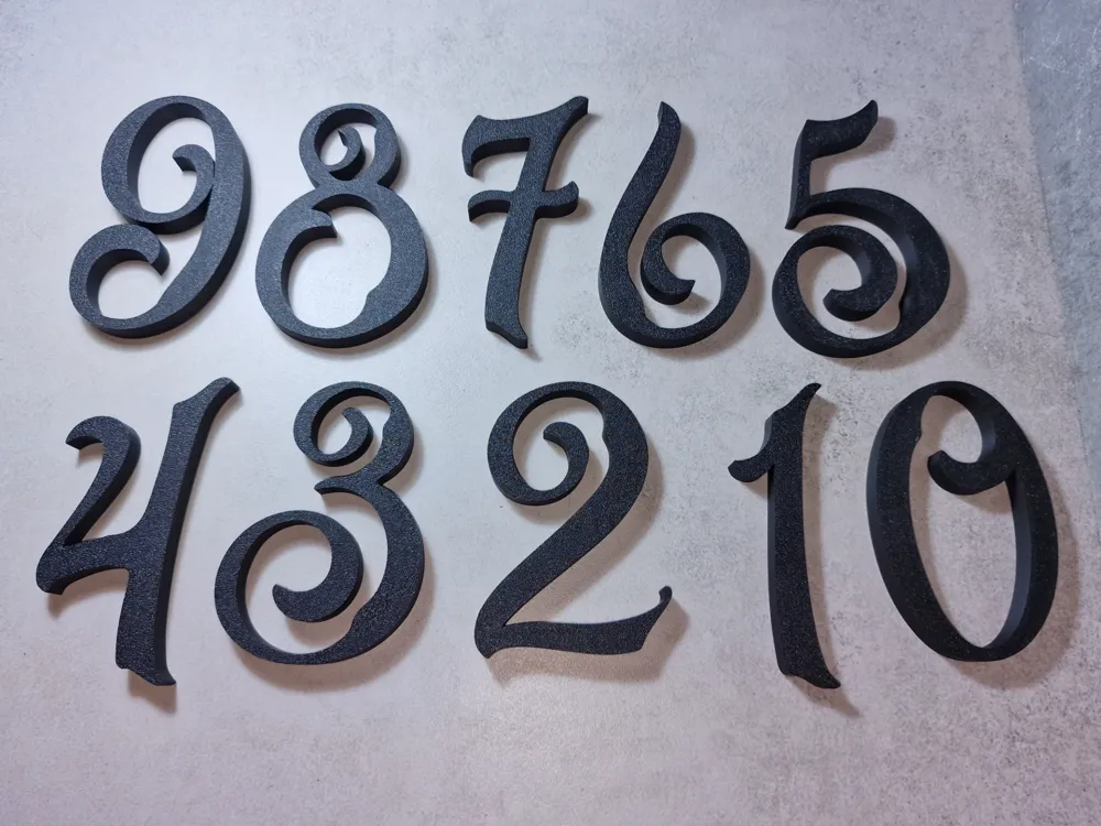 House numbers by abs12 MakerWorld: Download Free 3D Models