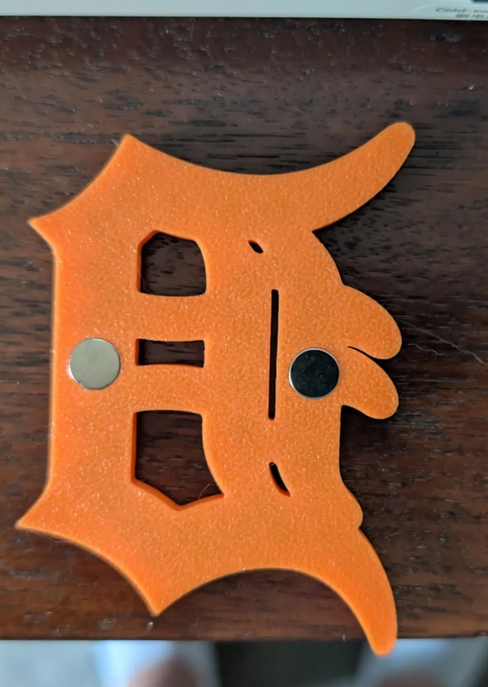 Simple Detroit Tigers Magnet - Free 3D Print Model - MakerWorld
