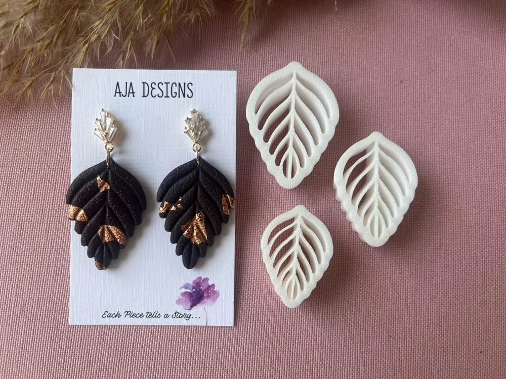 Polymer Clay Earring Mold 47 - Free 3D Print Model - MakerWorld