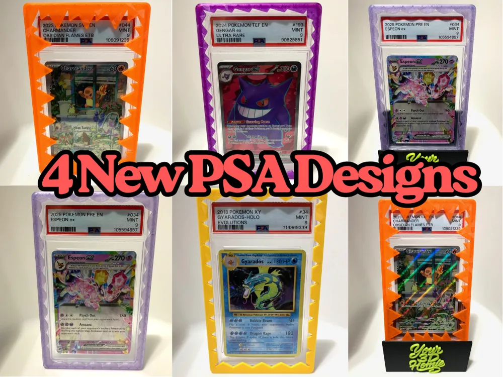 Pokemon PSA Guard Designs by Your3DHomie MakerWorld: Download Free 3D ...
