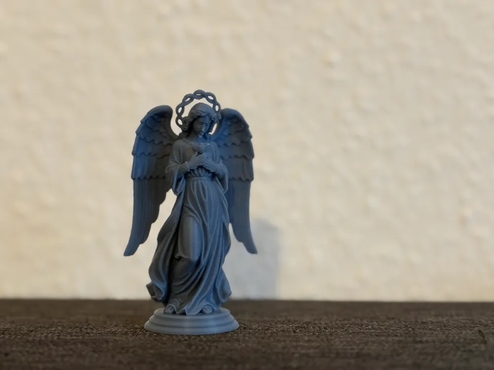 Guardian angel statue - Free 3D Print Model - MakerWorld
