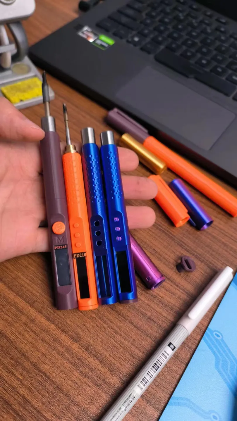 PD210 Soldering Iron Housing (Tip Cap Version) by 石灰 - MakerWorld