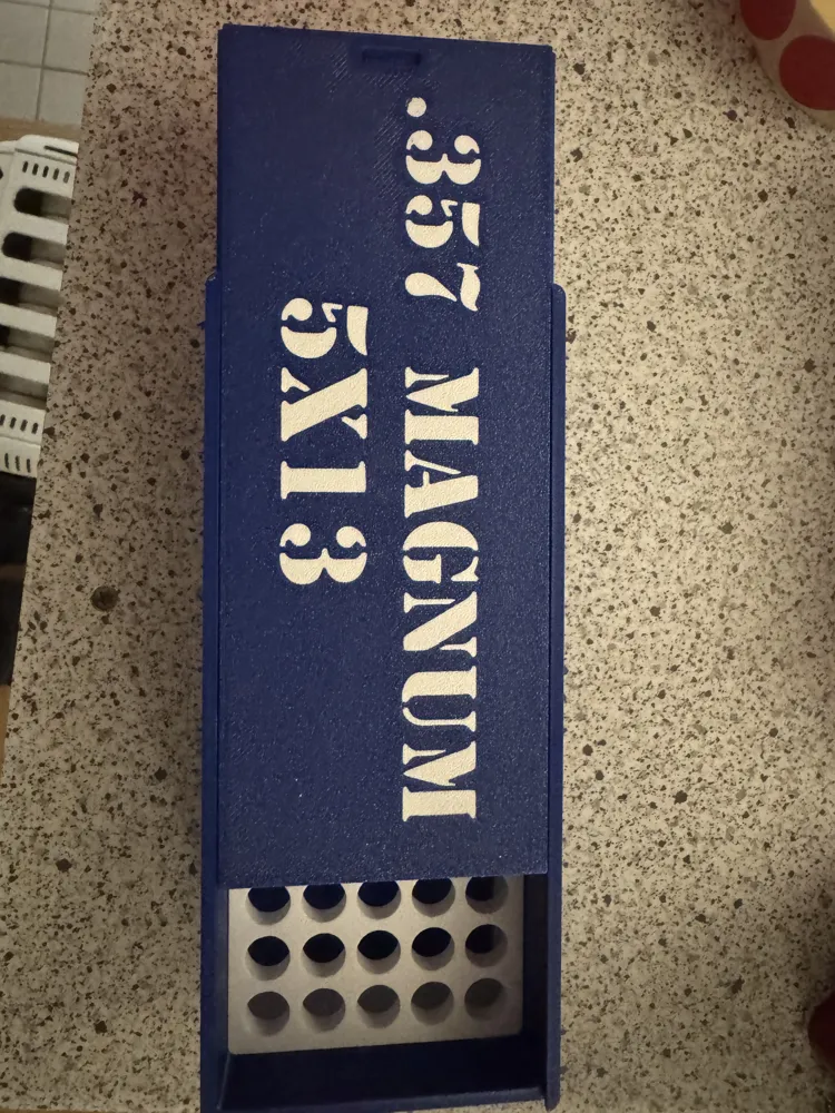 Ammo box for .357 Magnum (65 rounds) - Free 3D Print Model - MakerWorld