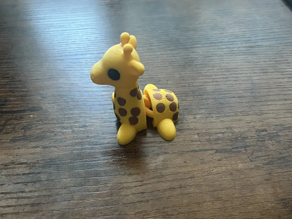 Cute Articulated Flexi Giraffe Mini - Free 3D Print Model - MakerWorld