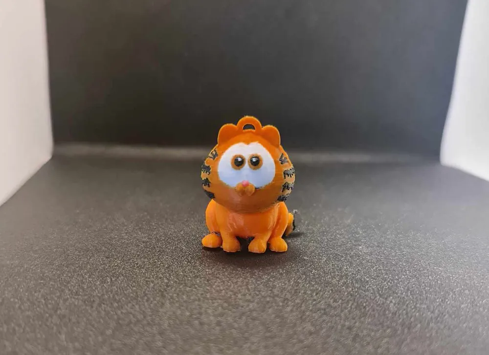 Keychain Baby Garfield with painted on whiskers by MiX&BitS - MakerWorld