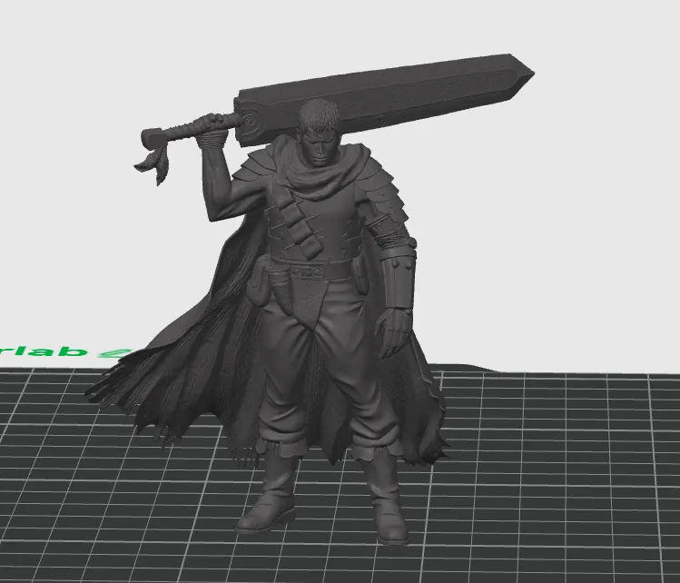 Guts statue - Free 3D Print Model - MakerWorld