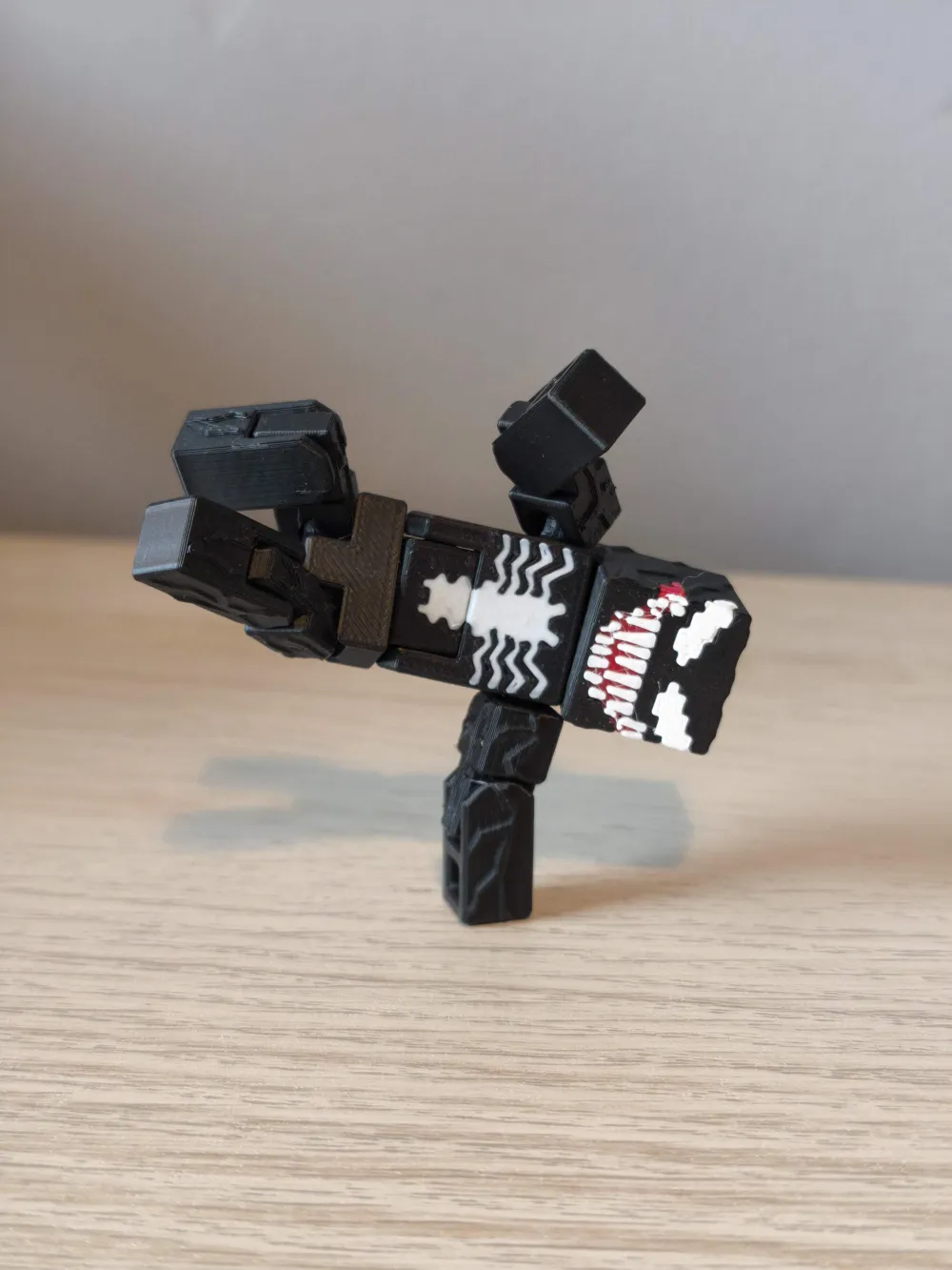 Minecraft Venom (Print-in-Place Upgrade) - Free 3D Print Model - MakerWorld