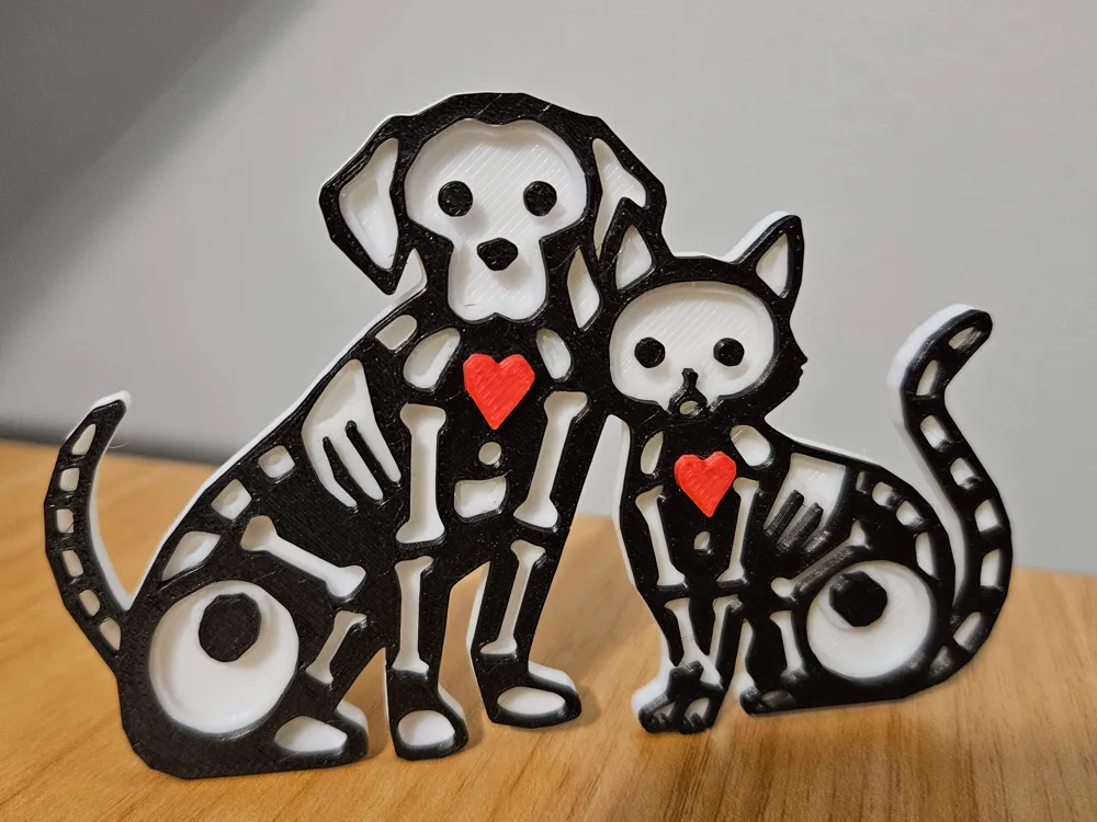 Skeleton Pets - Halloween Decor by JF-699 - MakerWorld