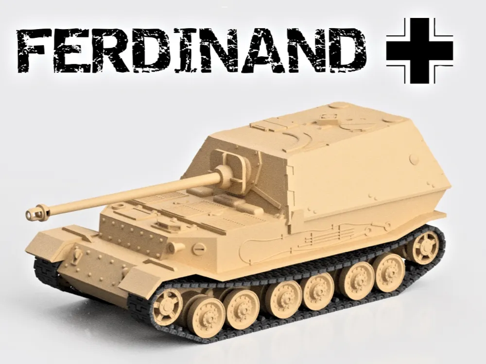 Ferdinand- German heavy tank destroyer 1:35 scale by mikolaj.mazik ...